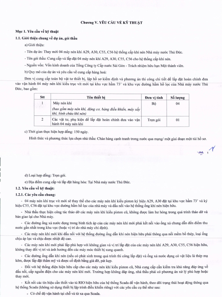 Dự án Cung Cấp Máy Nén Khí Mới | PDF | Vietnam | Southeast Asia