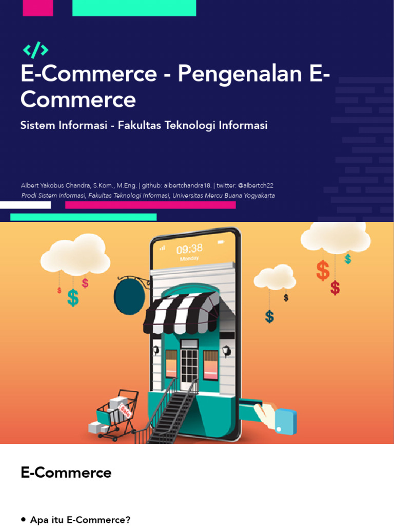 E-Commerce - Pertemuan 2 | PDF | Komputer