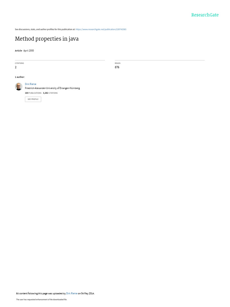 Method Properties in Java | PDF | Method (Computer Programming) | Class ... Method Properties in Java | PDF | Method (Computer Programming) | Class ...