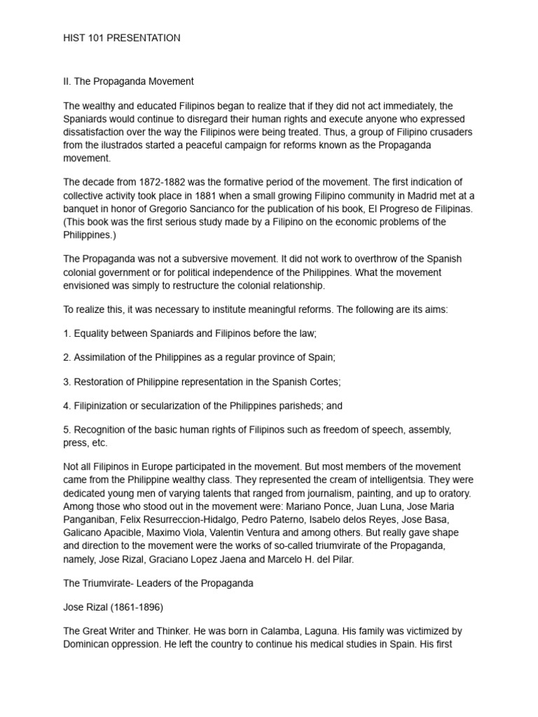 HIST 101 - GROUP 8 (5th Presentor) | PDF | Philippines | Spanish East ...