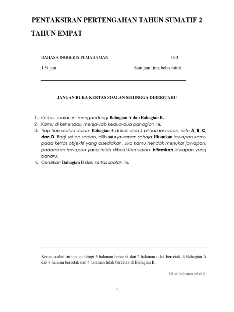 Sumatif 2 Year 4 013 | PDF | International Space Station | Astronauts