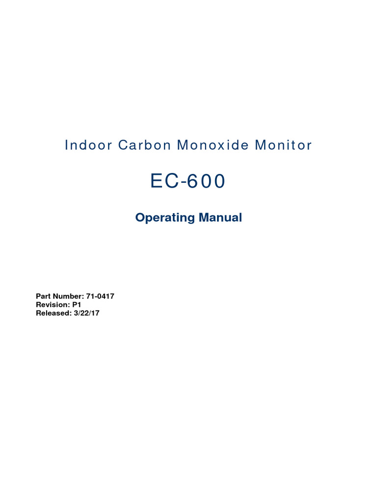 EC-600_Manual | PDF | Relay | Power Supply