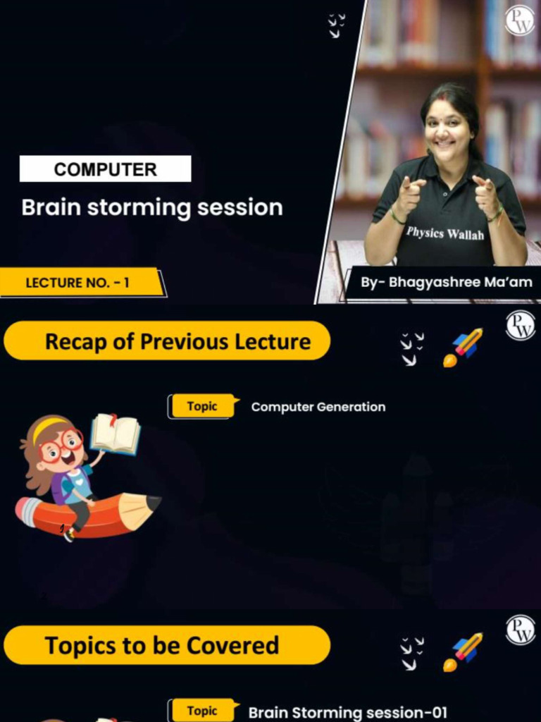Brain Storming Session - Class Notes | PDF