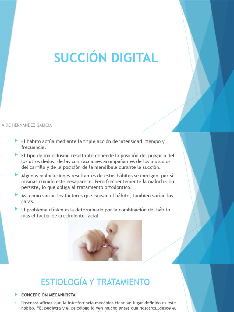 Succión Digital: Causas y Soluciones | PDF | Comportamiento