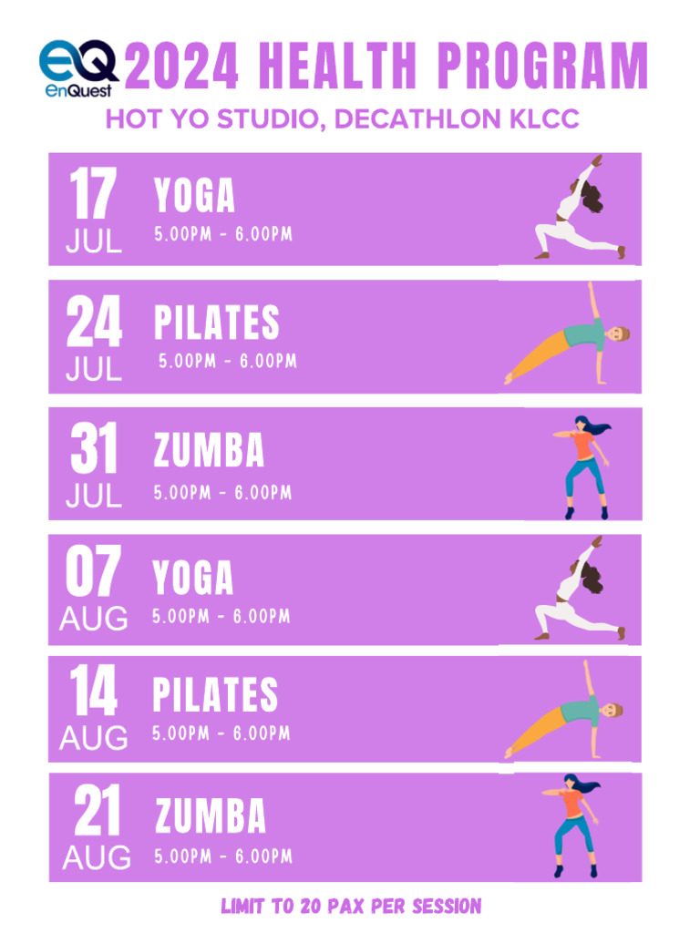 EQ Fitness Program - 2024 Jul, Aug | PDF