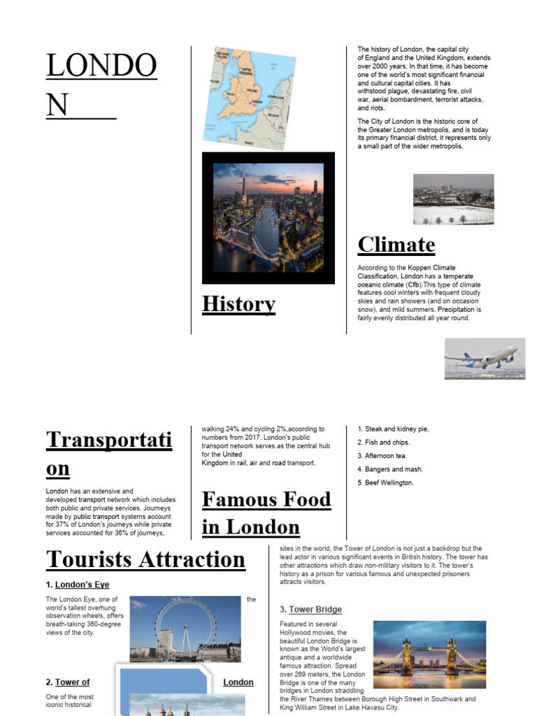 LONDON Brochure | PDF | London | Earth Sciences