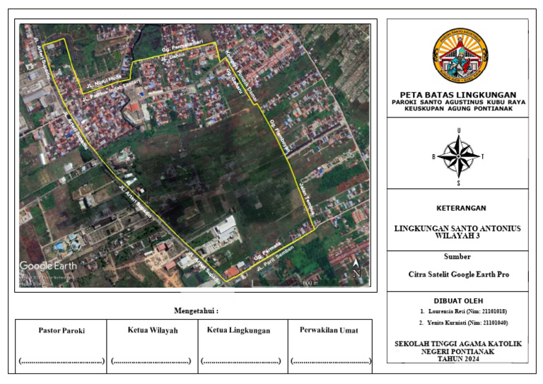 Peta Wil 3 Ling ST Antonius Revisi 6 | PDF