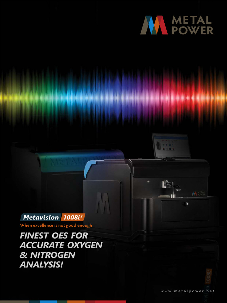 Metavision-1008i: Advanced OES Spectrometer | PDF | Titanium ...