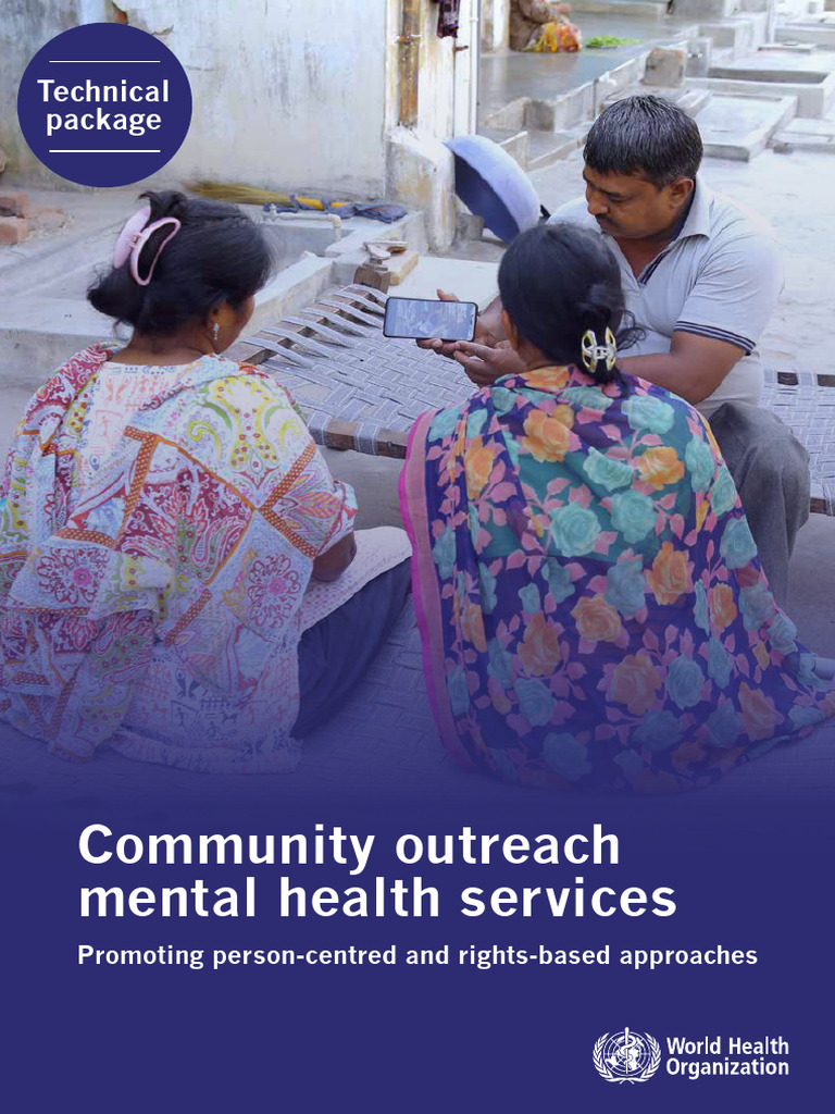 Community Outreach Mental Health Services: Technical Package | PDF ...