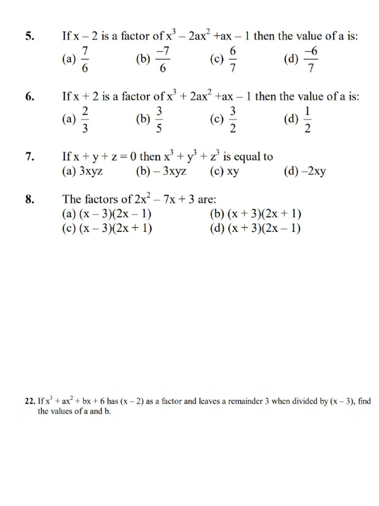 Maths Extra Questions PDF | PDF