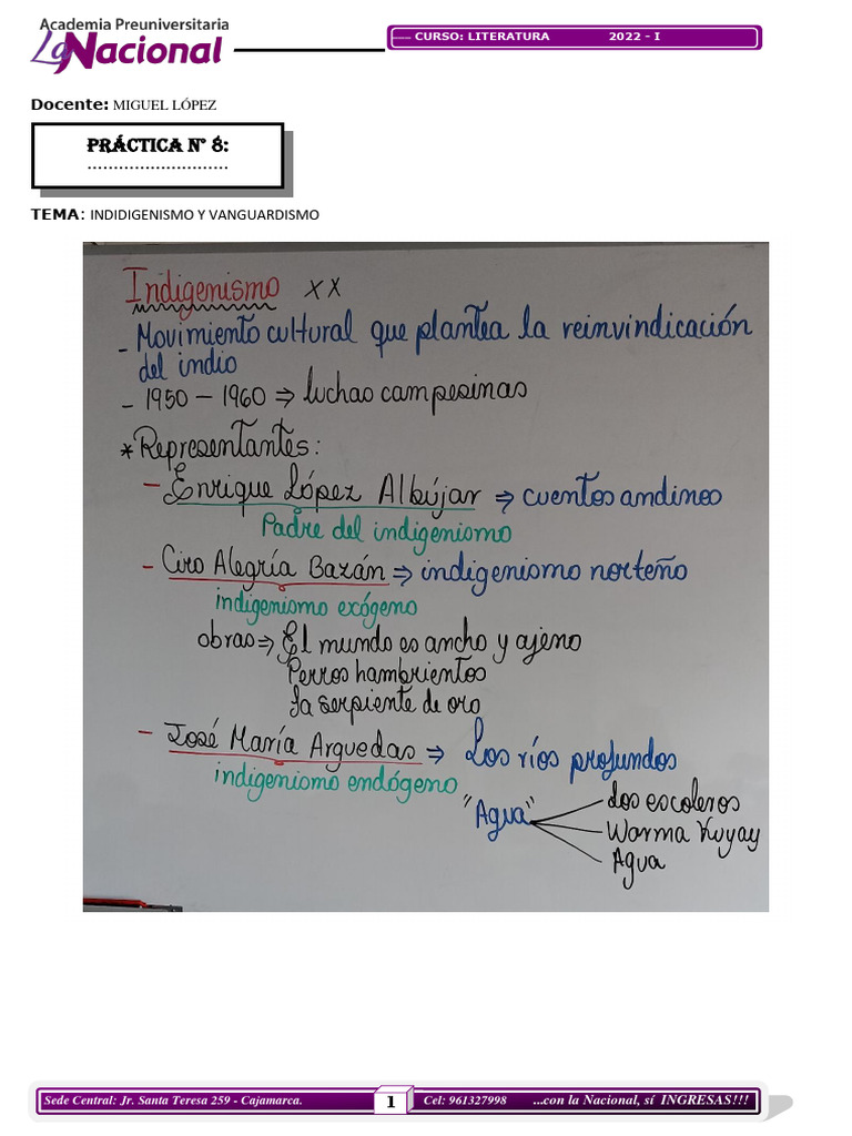 Exp-Pràctica #8-Ismo y Vanguardismo-Literatura | PDF