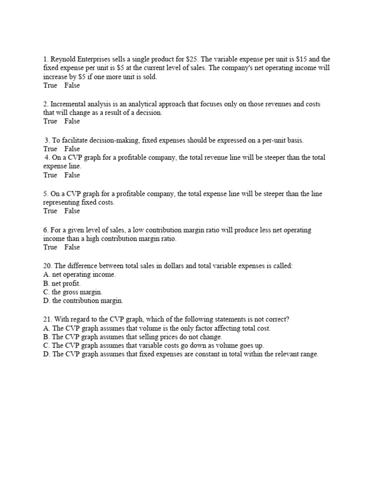 Chapter 5 Sample Questions ACC 2 | PDF | Financial Accounting | Economics