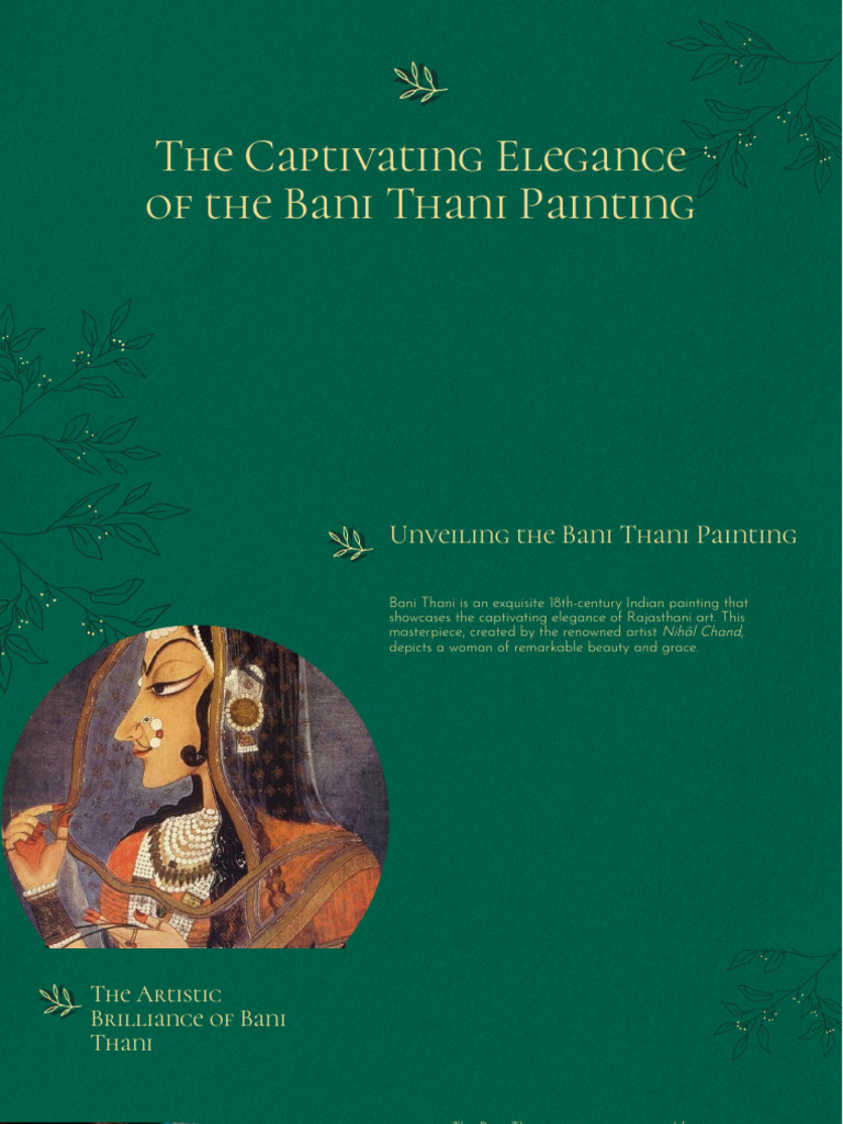 Bani Thani: Masterpiece of Rajasthani Art | PDF | The Arts | Paintings