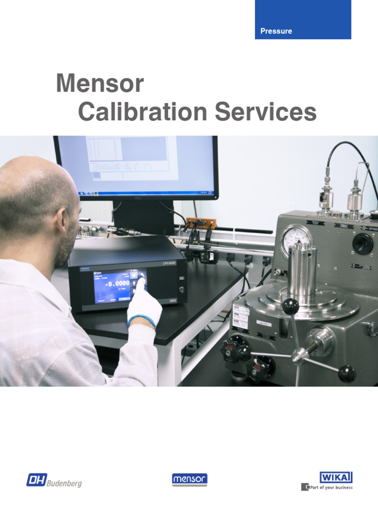 BR Pressurecalibrationservices en Um | PDF | Calibration | Metrology