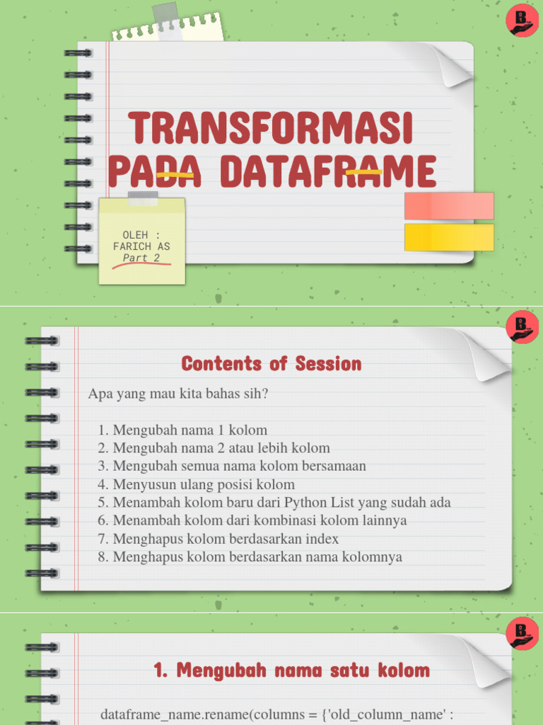 Transformasi Data Part 2 | PDF