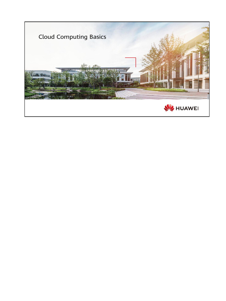 HCIA-Cloud Computing V5.5 Training Material | PDF | Cloud Computing | Virtual Machine