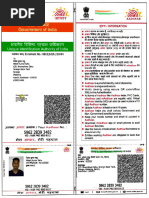 Aadhaar Card | PDF | Identity Document | Access Control
