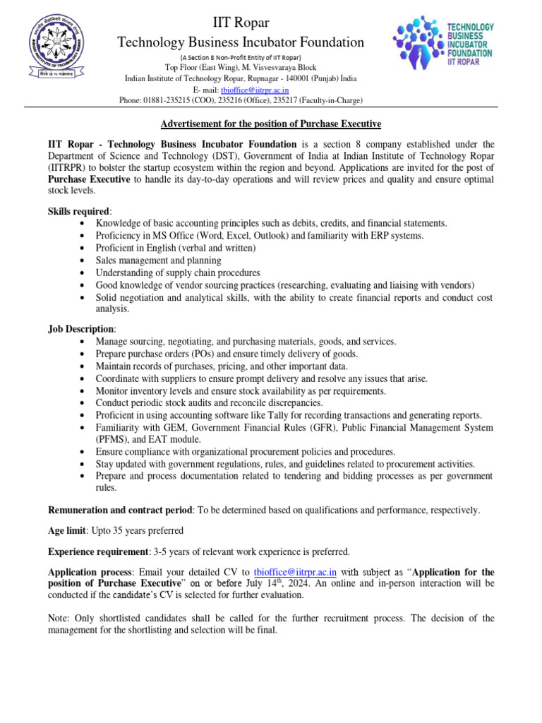 TBIF Purchase | PDF | Supply Chain | Procurement