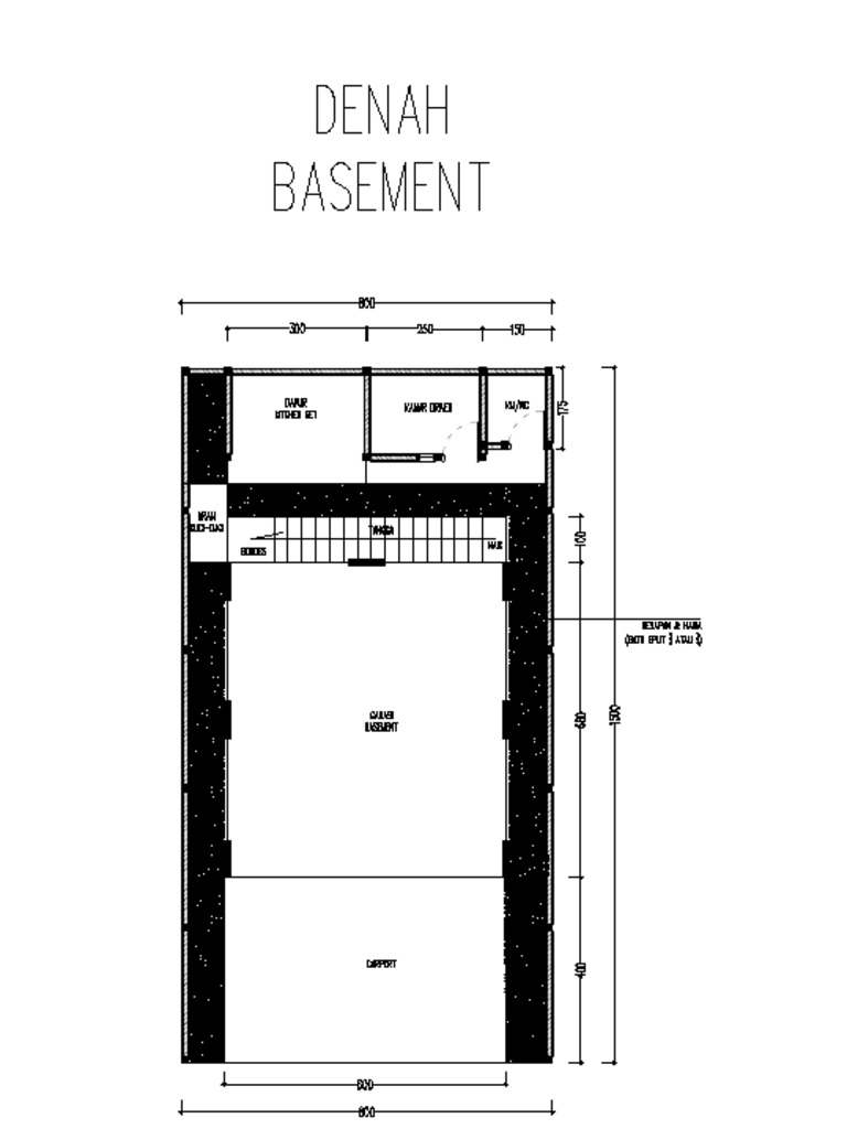 Denah Basement | PDF