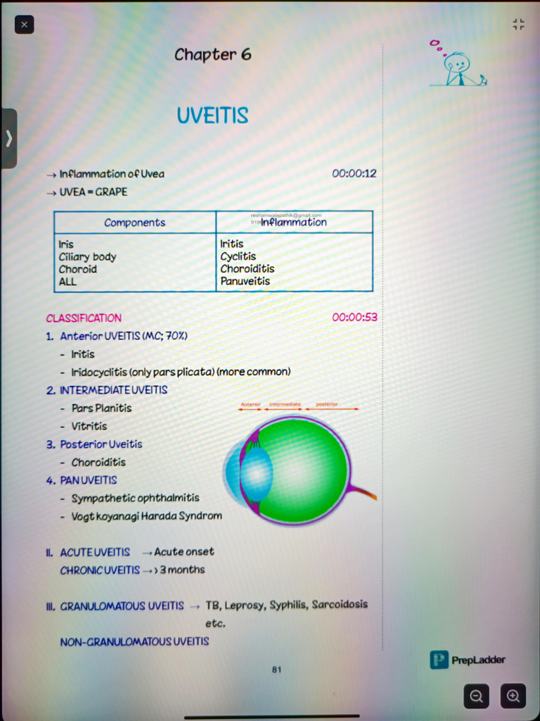 Module 6 Uveitis | PDF