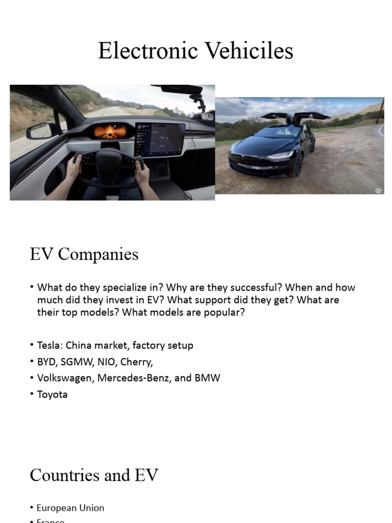 Electronic Vehicles | PDF