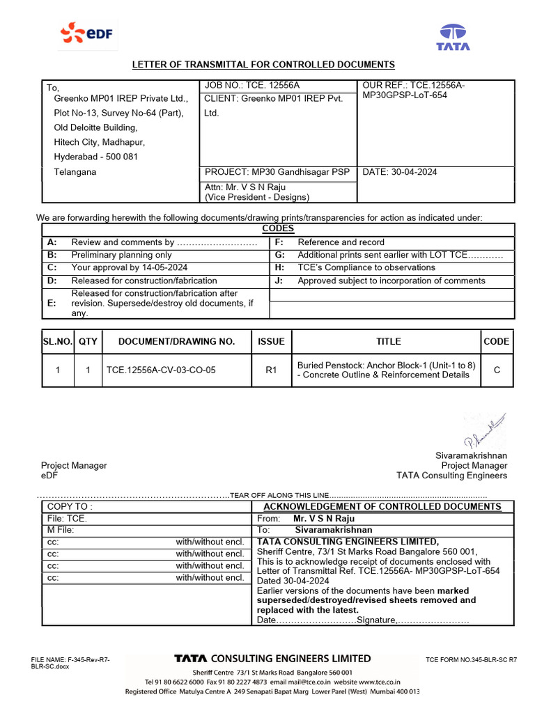 TCE.12556A-MP30GPSP-LoT-654 AB-1 Conc & Reinf (30-04-2024) | PDF