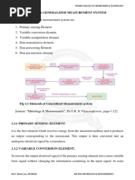 Block Diagram of Generalized Measurement System | PDF