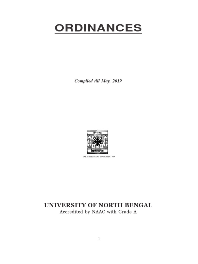 Ordinances | PDF | University And College Admission | Postgraduate Education