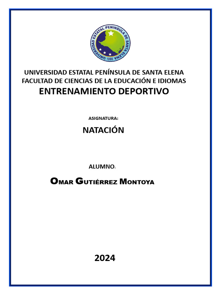 Principios para Enseñar Natación a Principiantes | PDF | Nadando