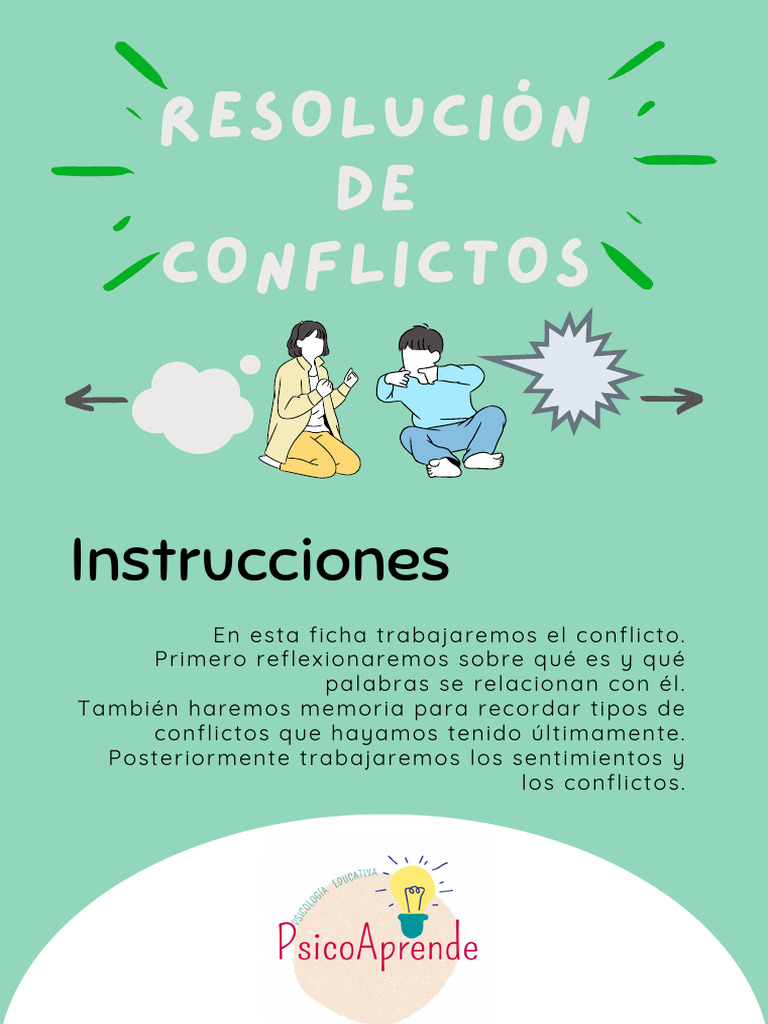 Resolución de Conflictos | PDF