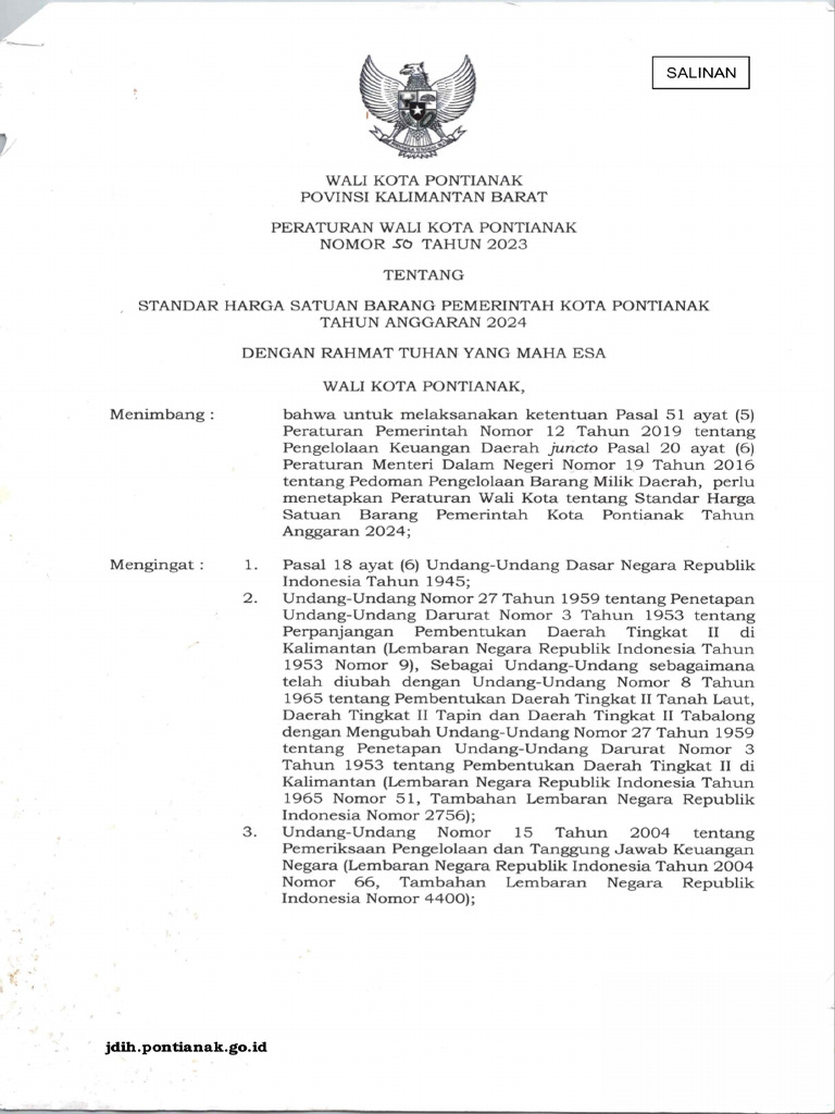 2023 Perwa 050 | PDF