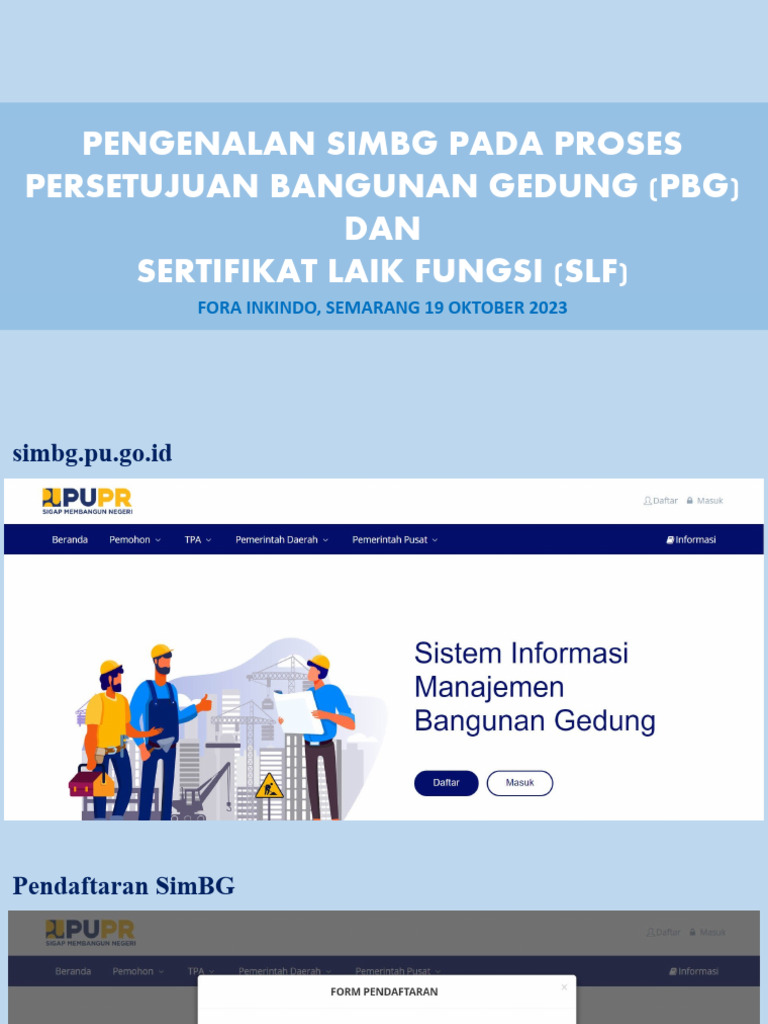 Materi Narsum Fora Inkondo 19-10-23 (Pengenalan Proses Simbg) | PDF ...