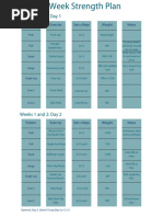 12 Week Squat Workout Program | PDF | Physical Exercise | Weight Training