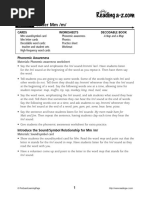 Letter M Lesson Plan | PDF | Lesson Plan | Educational Assessment