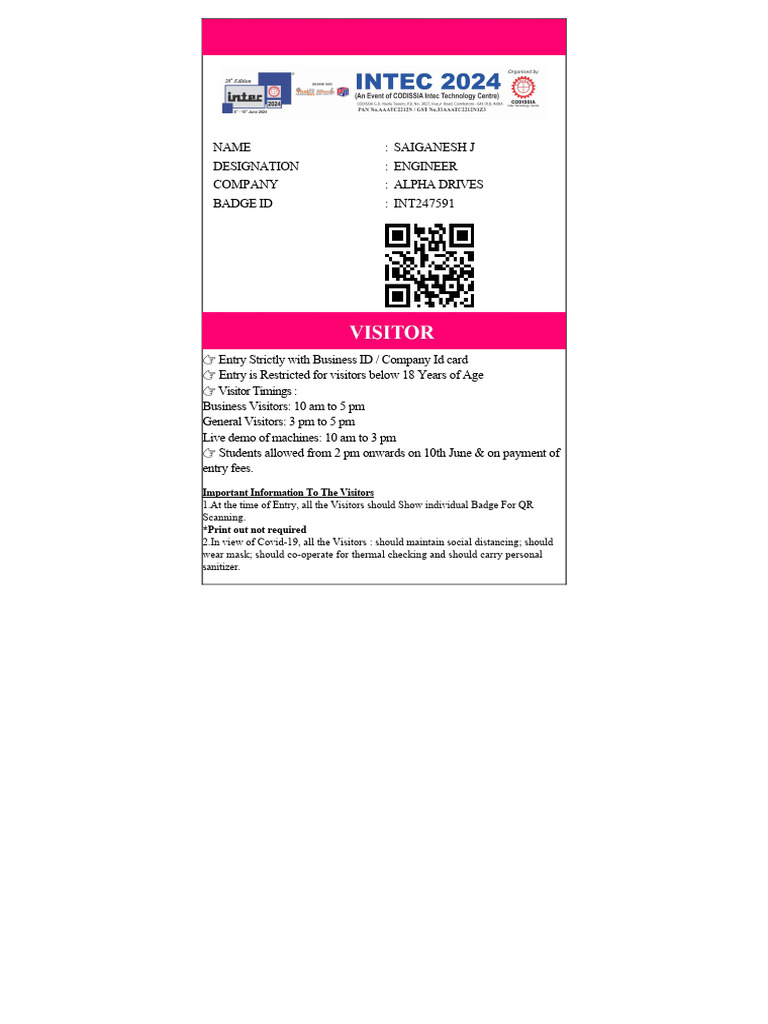 INTEC 2024 - PrintDate - 2024 - 06 - 04 | PDF