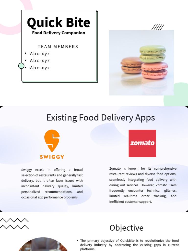 QuickBite: Personalized Food Delivery | PDF | Mobile App | Restaurants
