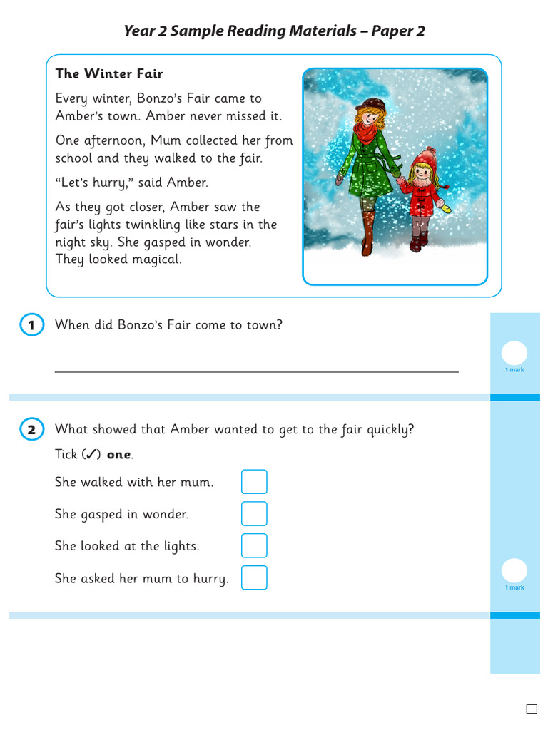 Year 2 Reading Sample Materials 2 | PDF | Poetry | General Fiction