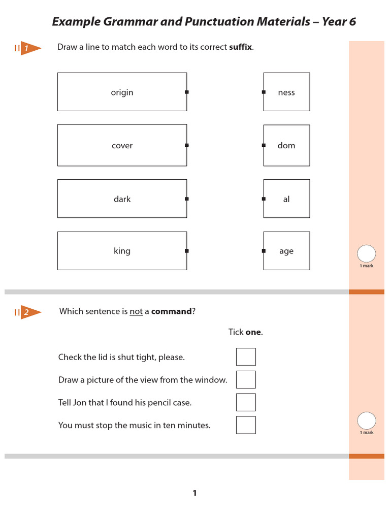 year-6-grammar-example-materials | PDF