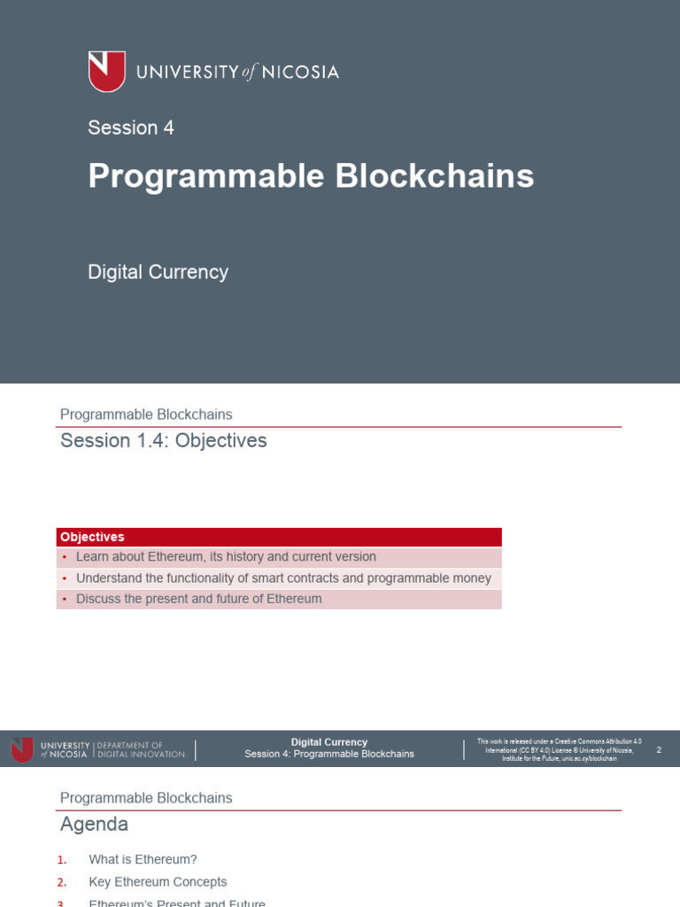 Programmable Blockchains | PDF | Cryptocurrency | Computer Science