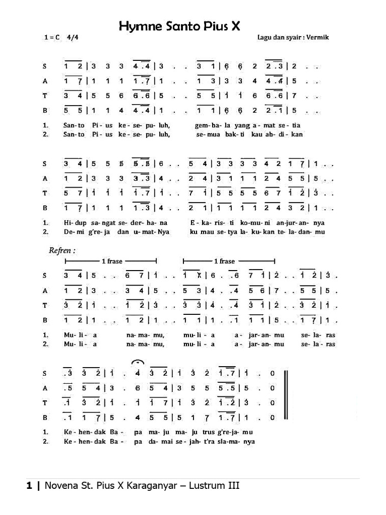 Novena ST Pius X Lustrum III | PDF | Filsafat
