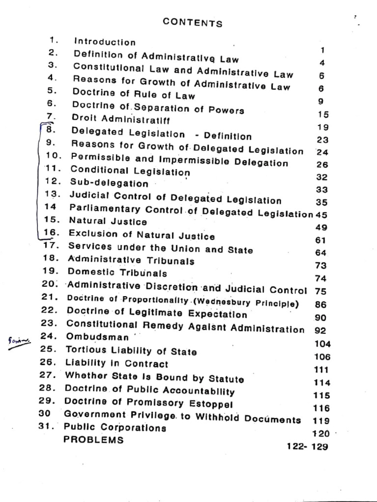 Administrative Law Anil K Nair | PDF