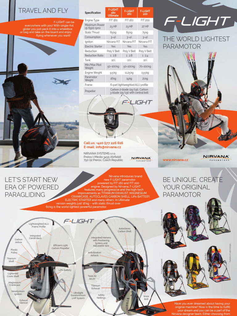Flyer F-Light | PDF | Belt (Mechanical) | Flight