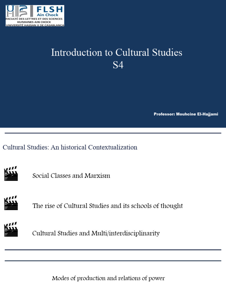 An Introduction To CS PPT 3 | PDF | Cultural Studies | Bourgeoisie