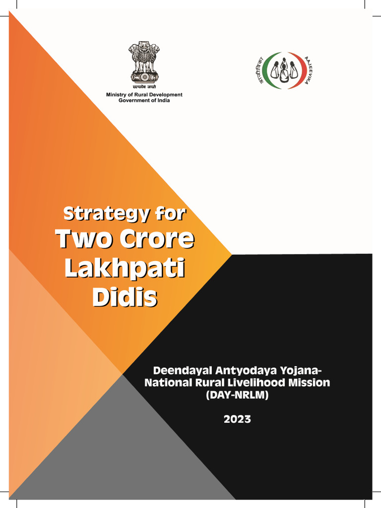 Lakhpati Didi Yojana Strategy 2023 | PDF | Agriculture | Market (Economics)