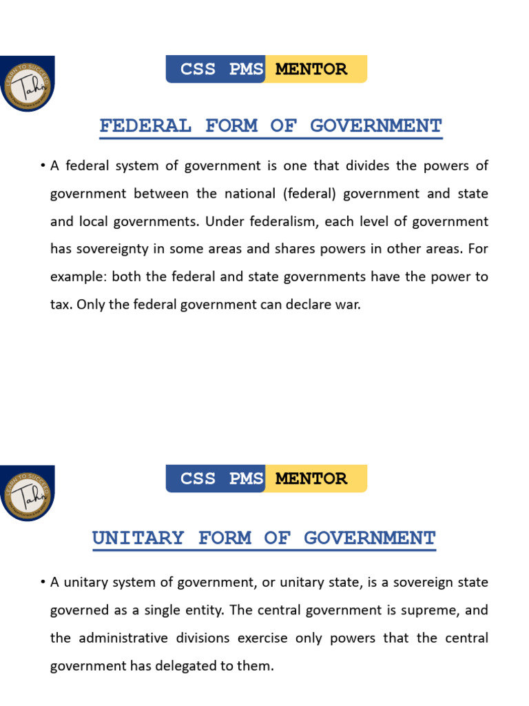 Parlimentary VS Presidential | PDF | Legislature | Federalism