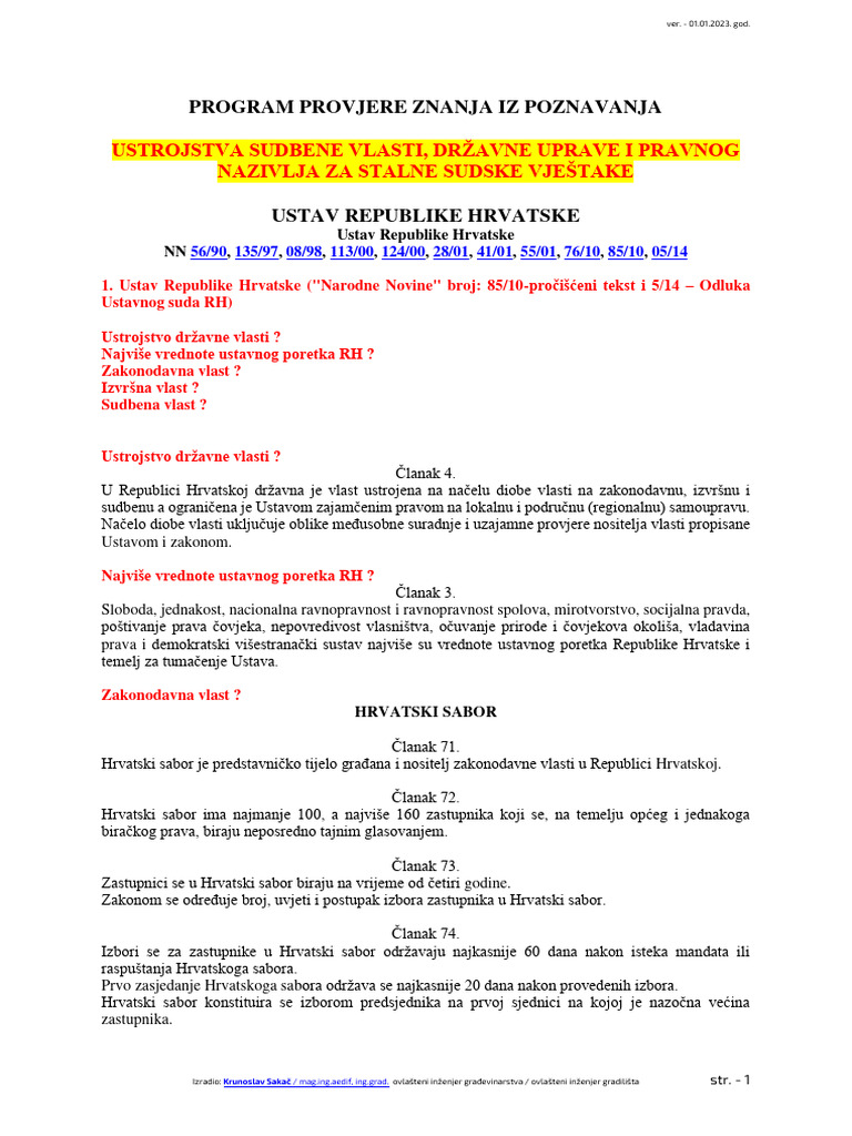 Skripta - Odgovori Na Pitanja - Ispit - Stalni Sudski Vještak / Procjenitelj Vrijednosti ...