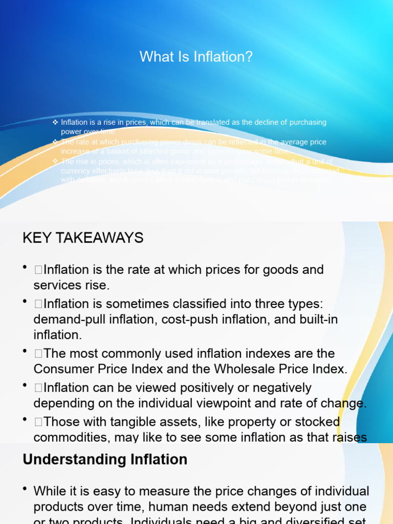What Is Inflation | PDF | Cost Of Living | Inflation