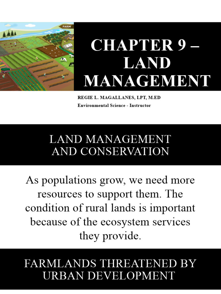 Chapter 9 - Land Management | PDF | Deforestation | Forests