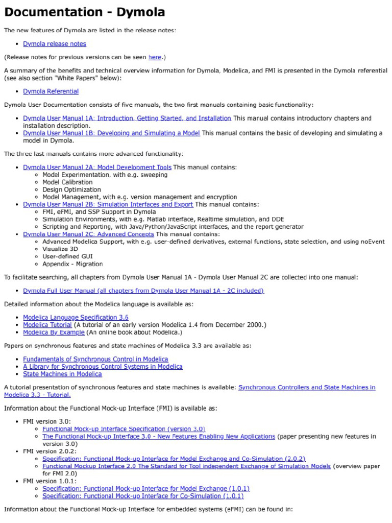 Dymola | PDF