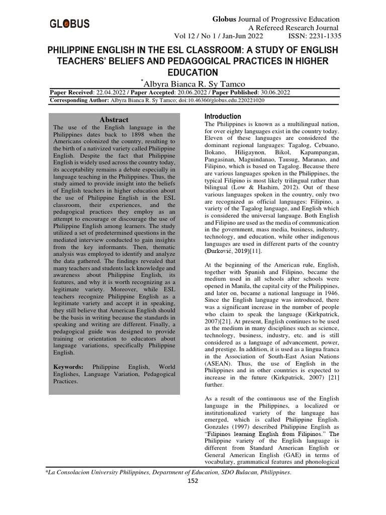 GE 121 JJ22 Albyra Bianca R. Sy Tamco | PDF | English As A Second Or ...